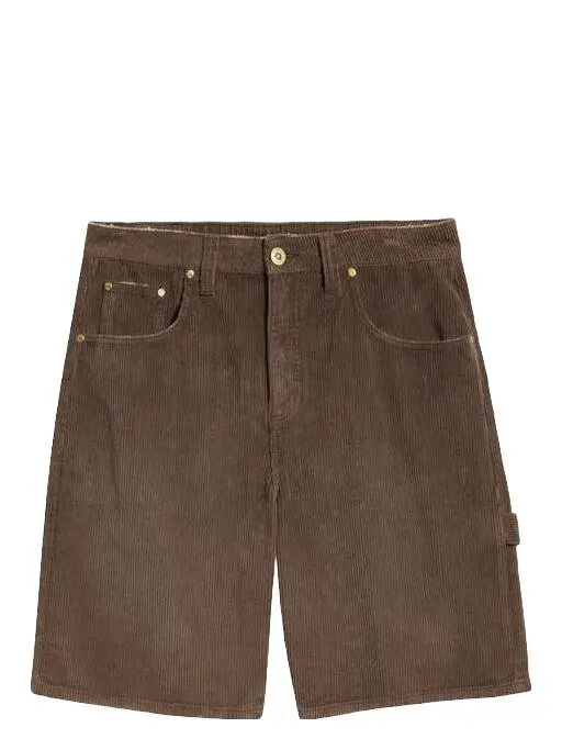 ELWOOD Corduroy Five-pocket Shorts - Brown