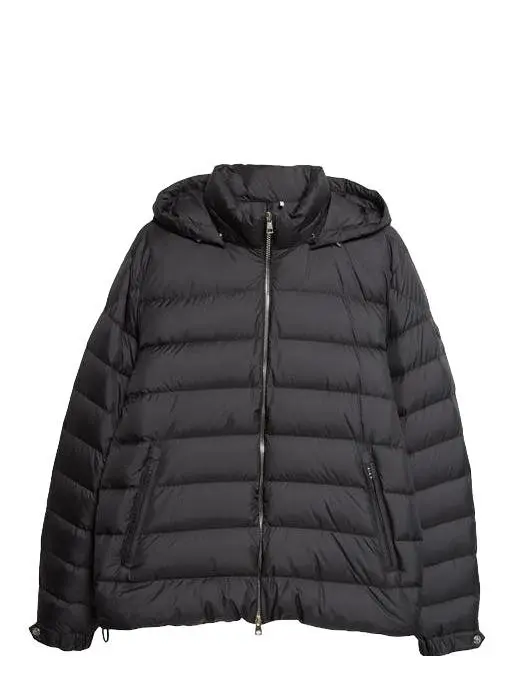 Moncler Arneb Down Puffer Jacket With Removable Hood - Black