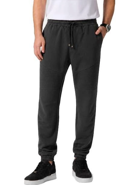 Philipp Plein Fleece Jogging Trousers - Black