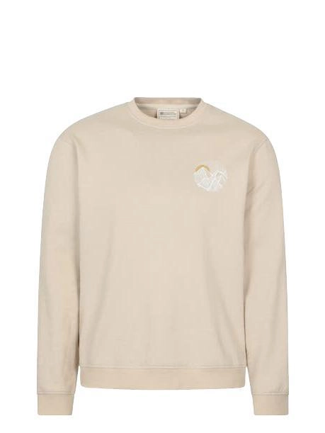 Mountain Warehouse Mountain Crew Neck Sweatshirt - Light Beige