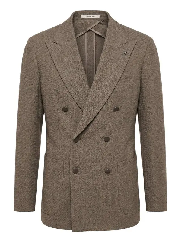 Tagliatore Double-breasted Blazer - Brown