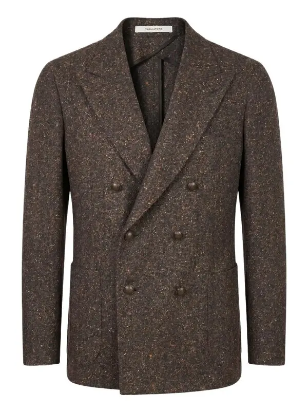 Tagliatore Double-breasted Coat - Black