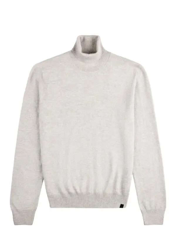 FAY Merino Wool Turtleneck Sweater - Light Brown