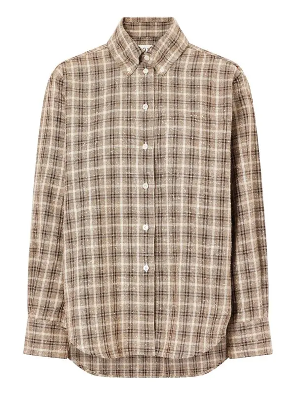 RÓHE Long-sleeved Shirt - Brown