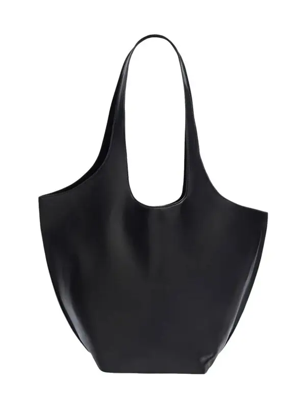 Attico Top Handle Shoulder Bag - Black