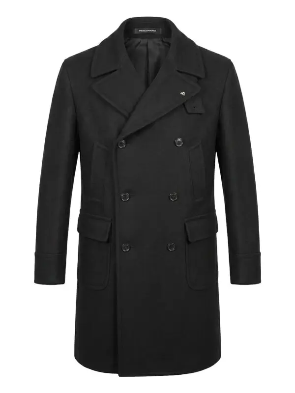 Tagliatore Double-breasted Coat - Black