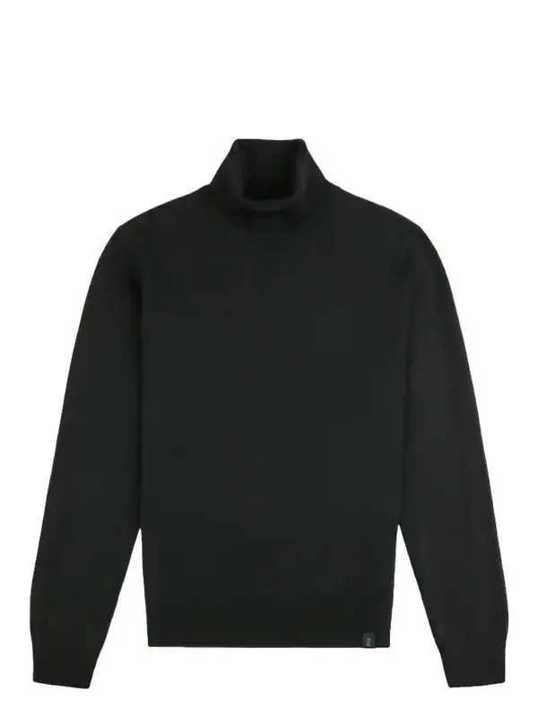 FAY Merino Wool Turtleneck - Black