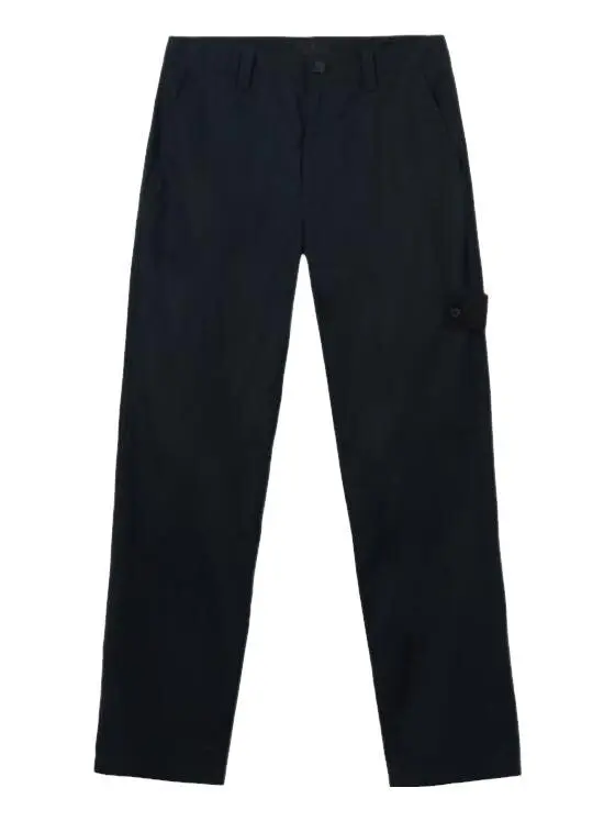 Stone Island Regular-fit Chino Trousers - Black