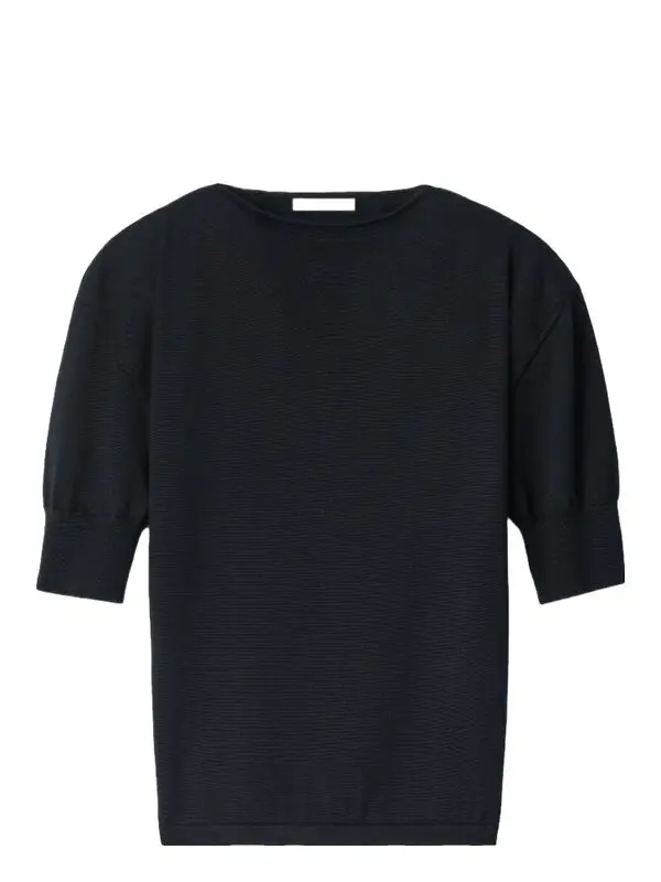 LEMAIRE Short Sleeve Jumper - Black