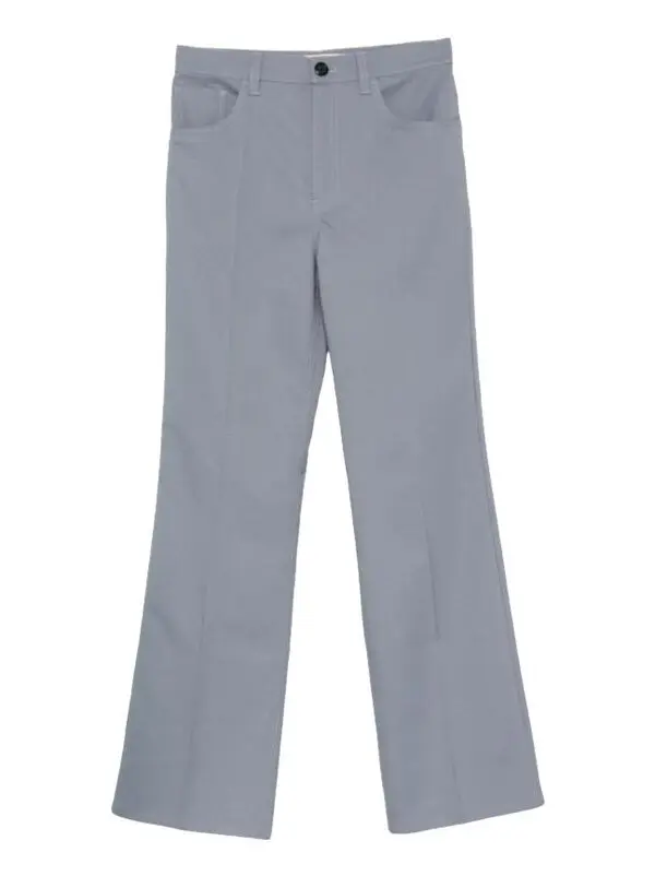 Marni Tailored Trousers With Pressed Crease - Grey