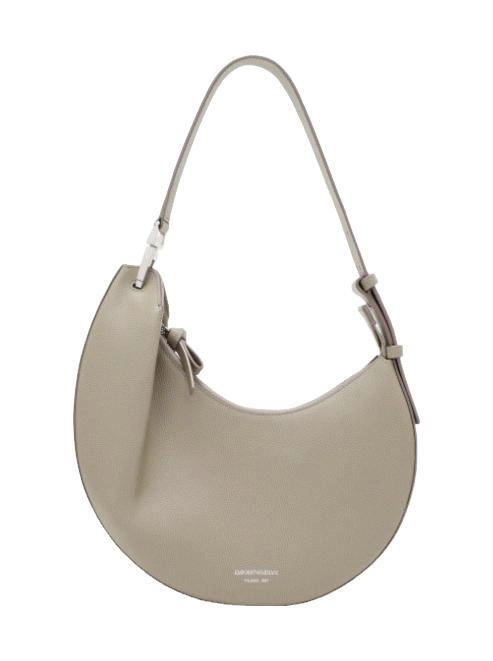 Emporio Armani 1981 Leather Hobo Bag - Light Brown