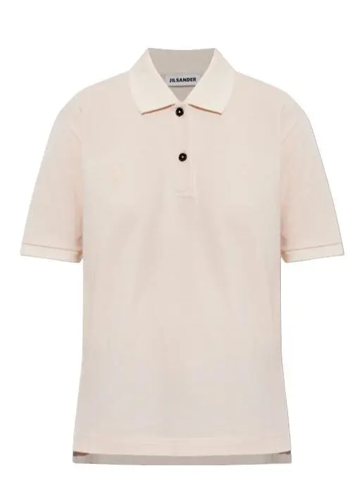 JIL SANDER Cotton Piquet Polo T-shirt - No