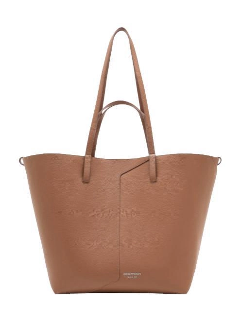 Emporio Armani 1981 Leather Shopper Bag - Brown