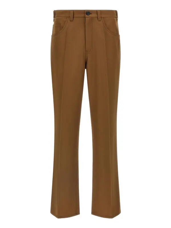 Marni Five-pocket Stretch Trousers - Brown