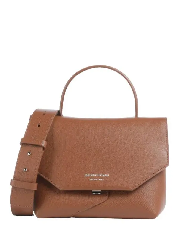 Emporio Armani Flap Shoulder Bag - Brown