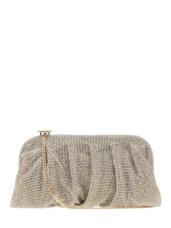 Benedetta Bruzziches Venus Crystal-embellished Clutch Bag - Nude