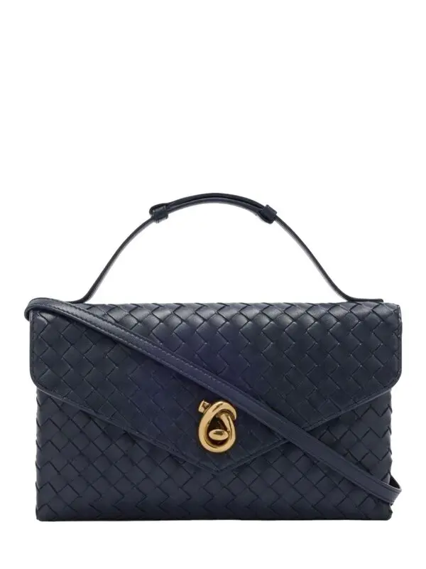 Bottega Veneta Woven Shoulder Bag - Black