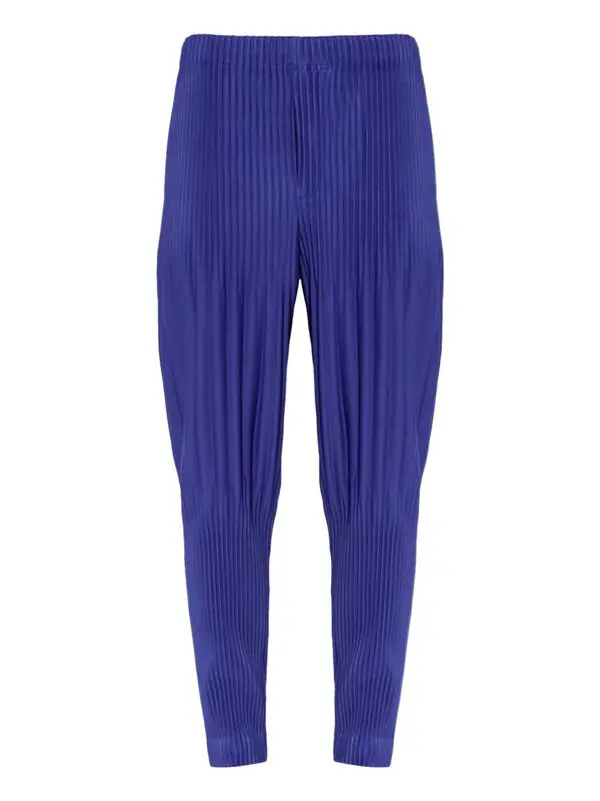 Issey Miyake Pleated Trousers - Blue