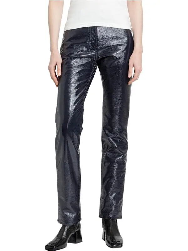 COURREGES Belt Loop Slacks - Black