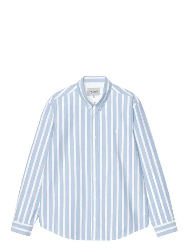 Carhartt Work In Progress L/s Deven Shirt - Bleaching/white