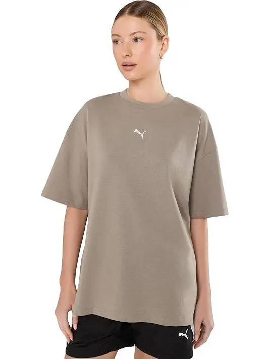 PUMA Essentials Oversized T-shirt - Taupe