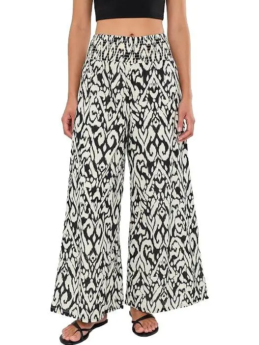 Vince Camuto Cropped Wide Leg Pants - Black