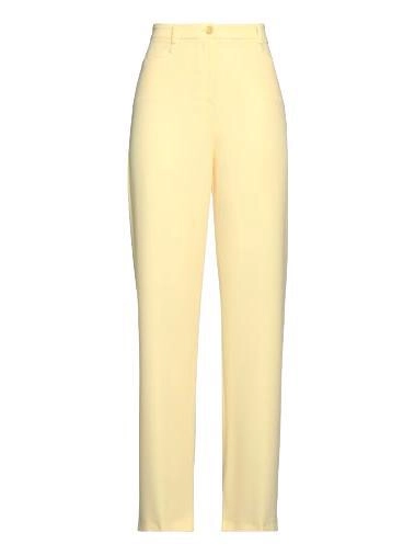 Patrizia Pepe Wide-leg Crepe Pants - Yellow
