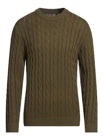 JACK & JONES Cable-knit Crewneck Sweater - Green