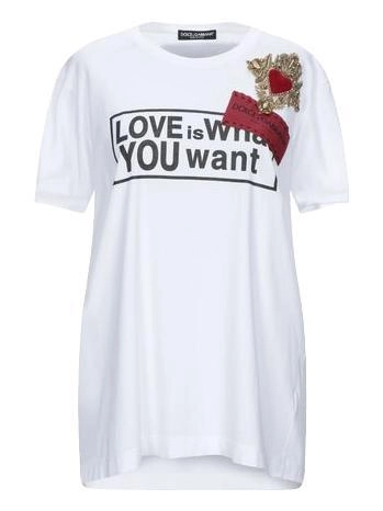 Dolce & Gabbana Cotton T-shirt With Embellishments - White