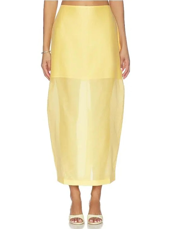 L'academie Perla Skirt - Lemon