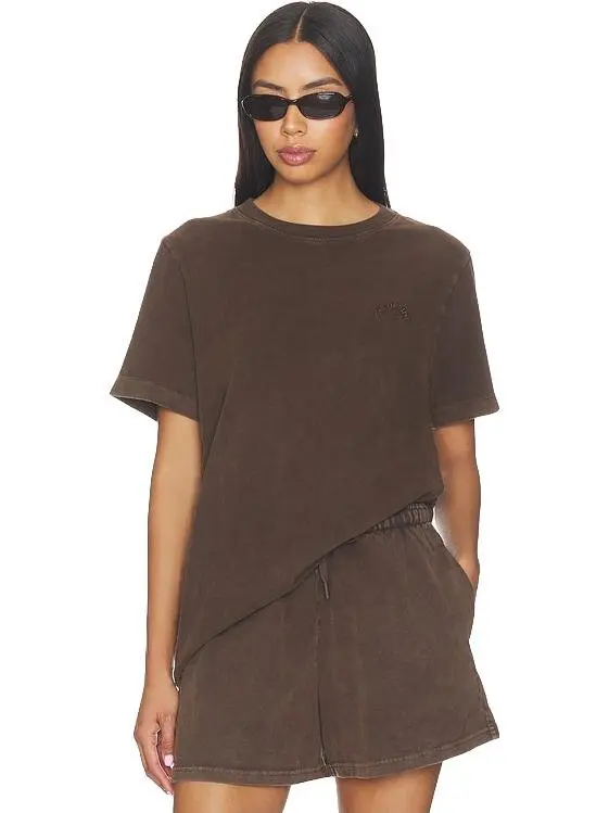 The Upside Soho Eva Crew Neck Tee - Cocoa