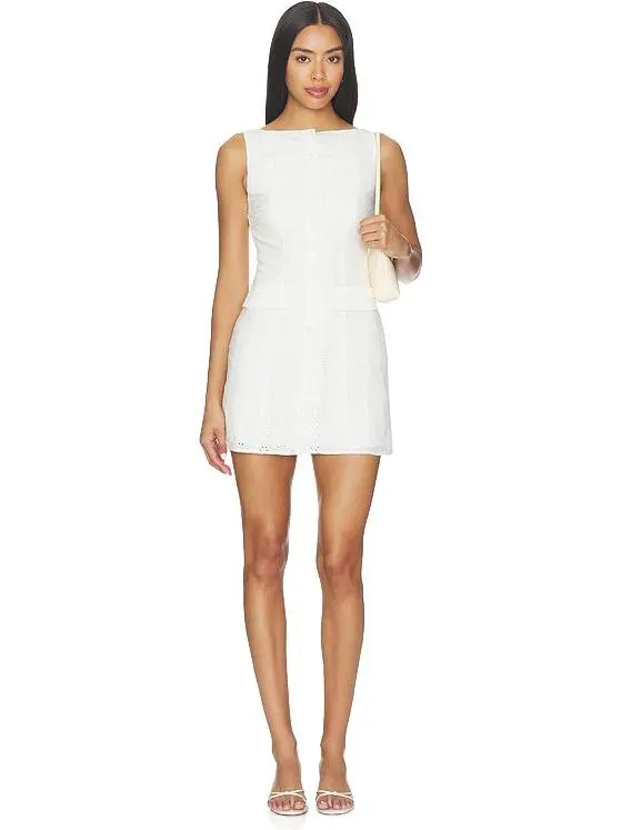 MORE TO COME Winslet Mini Dress - White