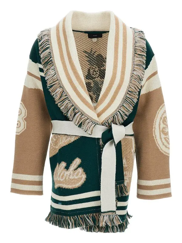 Alanui Double Jacquard Knit Cardigan - Multicolore