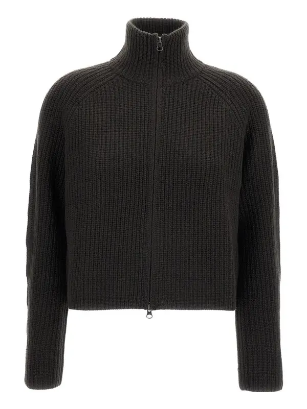 LISA YANG Cardigan Con Zip Sadie - Verde