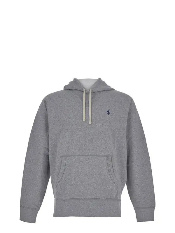 Polo Ralph Lauren Embroidered Pony Hoodie - Grey