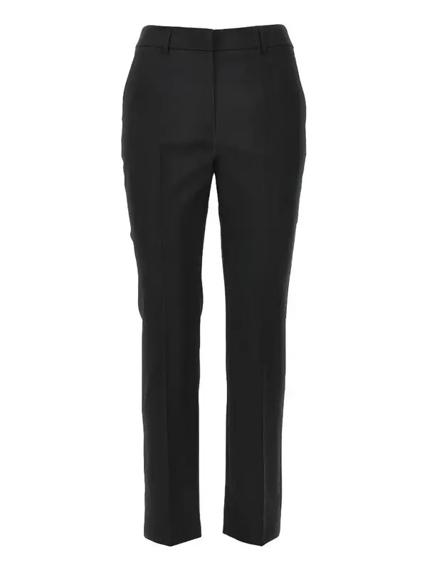Max Mara Virgin Wool Trousers - Black
