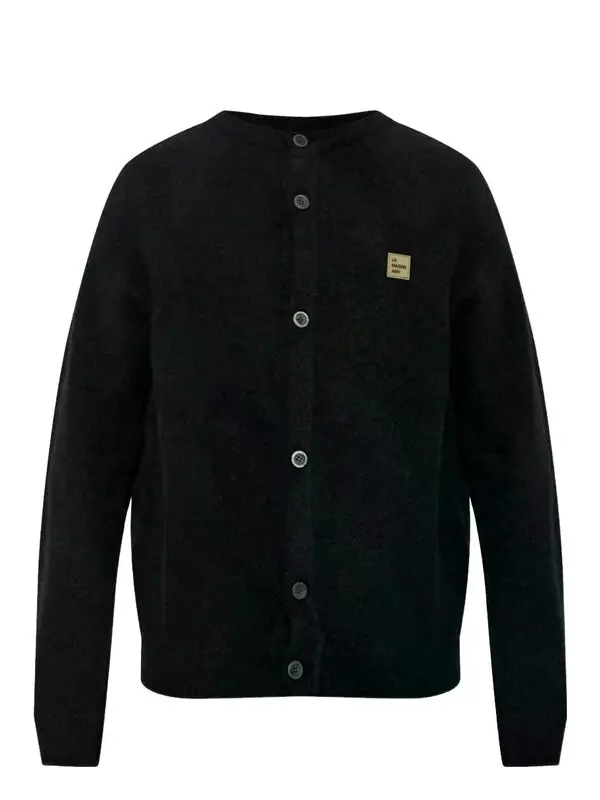 American Vintage Vitow Logo-patch Cardigan - Black