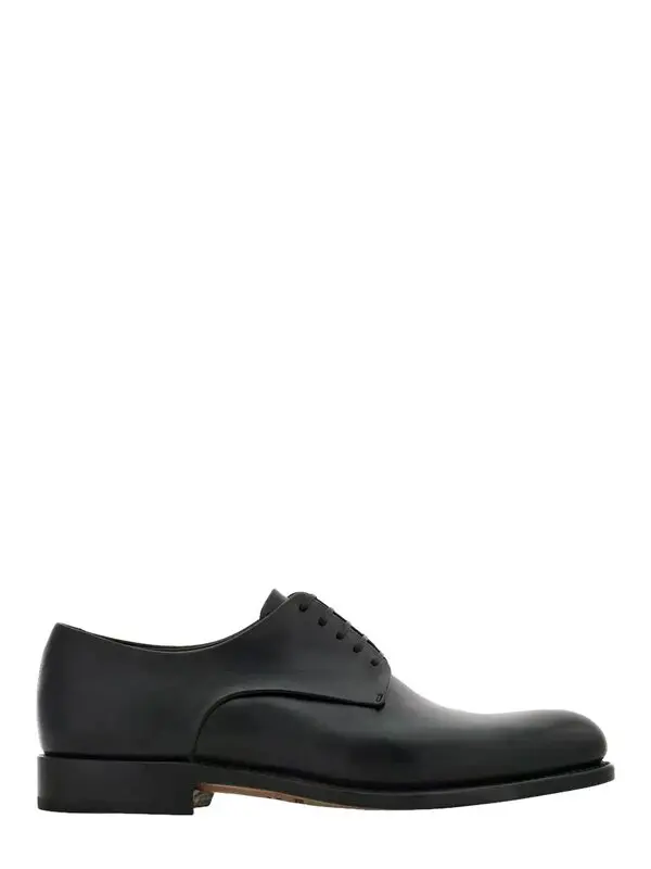 FERRAGAMO Tramezza Derby Shoes - Black