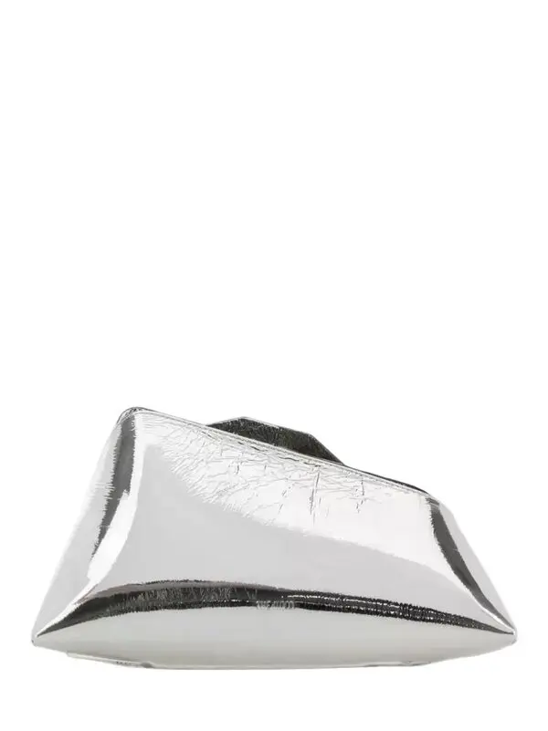 Attico 8.30 Pm" Leather Clutch Bag - Silver