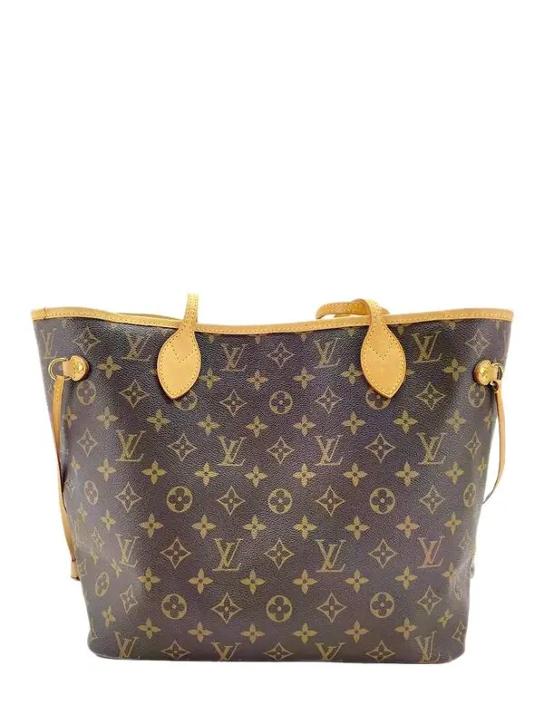LOUIS VUITTON Monogram Neverfull Mm Tote Bag - Brown