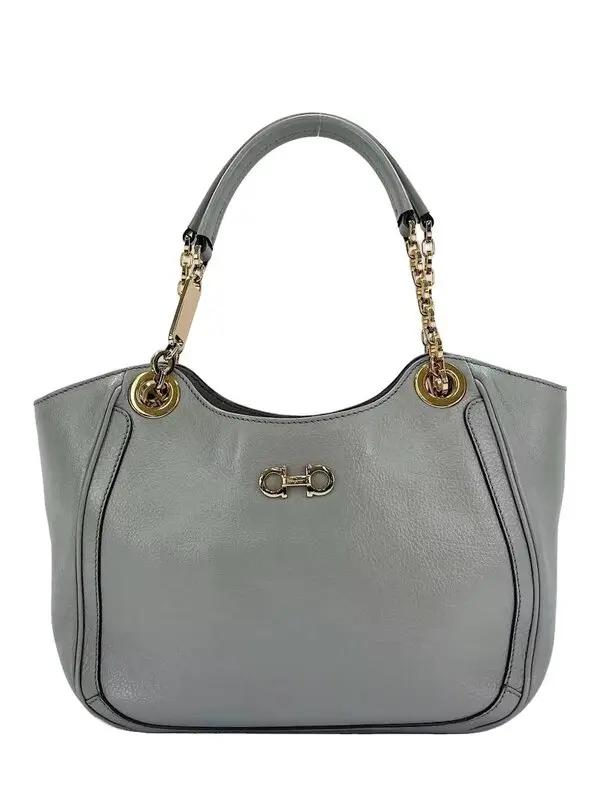 FERRAGAMO Gancini Handbag - Grey