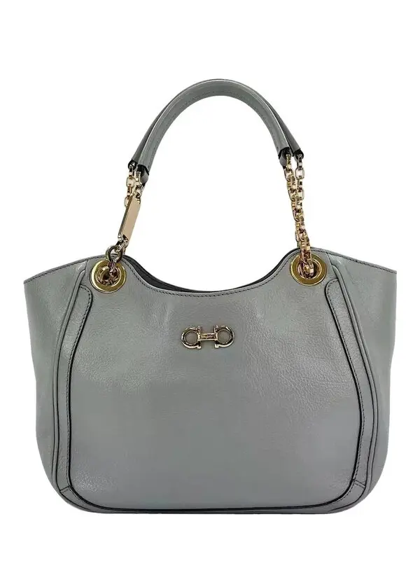 FERRAGAMO Gancini Handbag - Grey