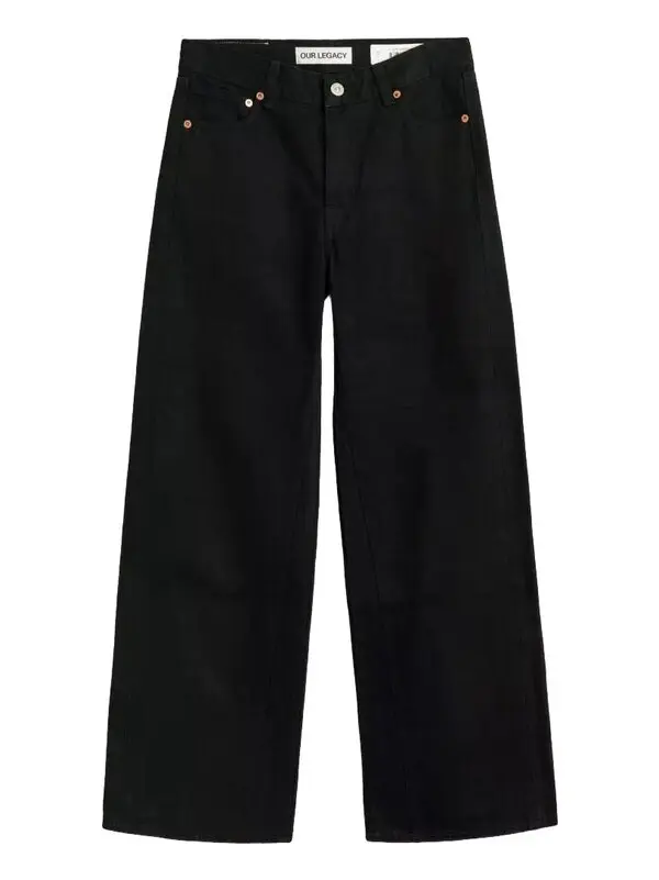 Our Legacy Treble Wide-leg Jeans - Black