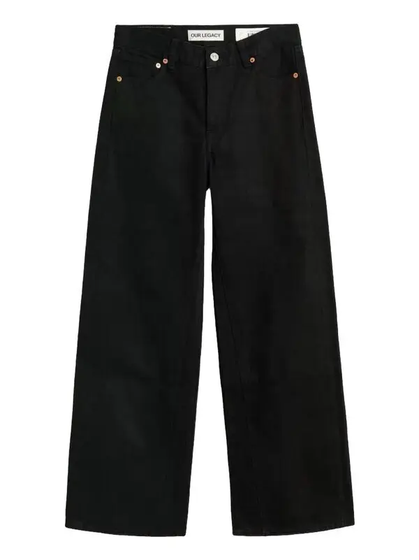 Our Legacy Treble Wide-leg Jeans - Black