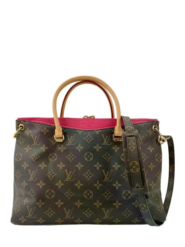 LOUIS VUITTON 2014 Pallas Tote Bag - Brown