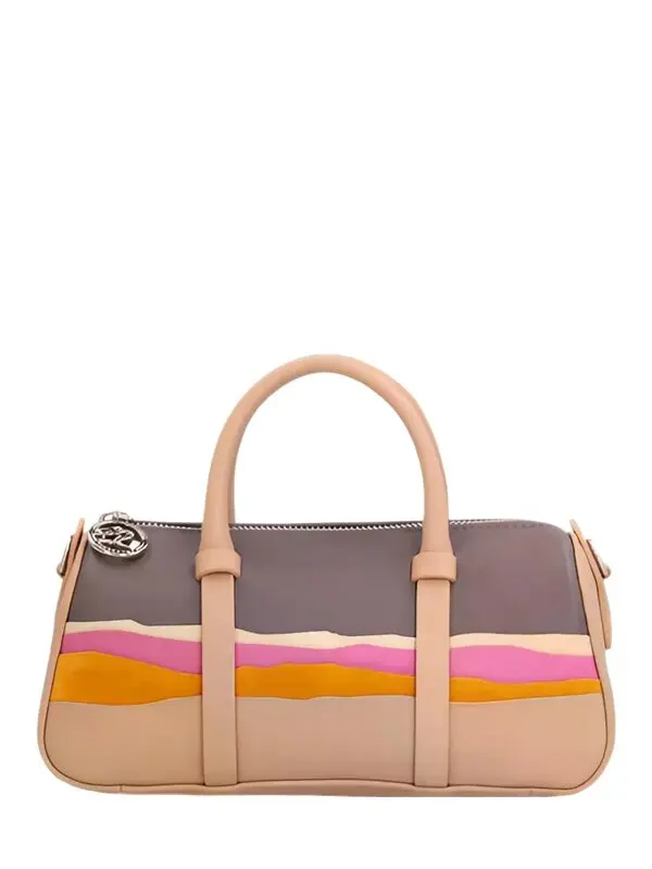 Longchamp X Caroline Hélain Small Patchwork Holdall Bag - Neutrals
