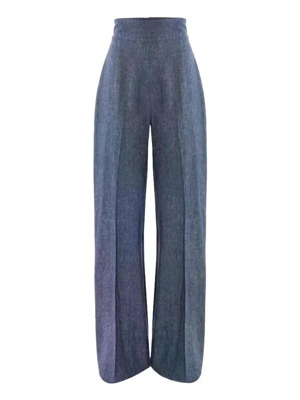 Carolina Herrera Diane Wide-leg Trousers - Blue