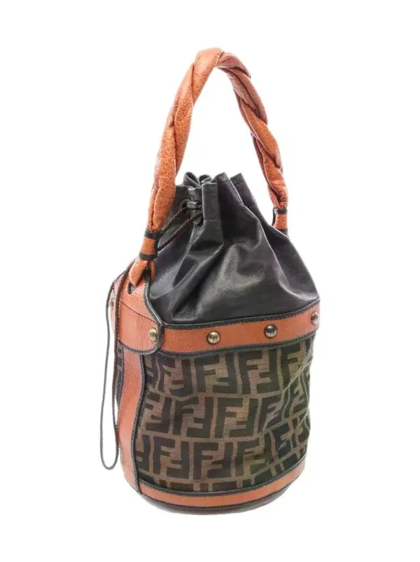Fendi Zucca Bucket Bag - Brown