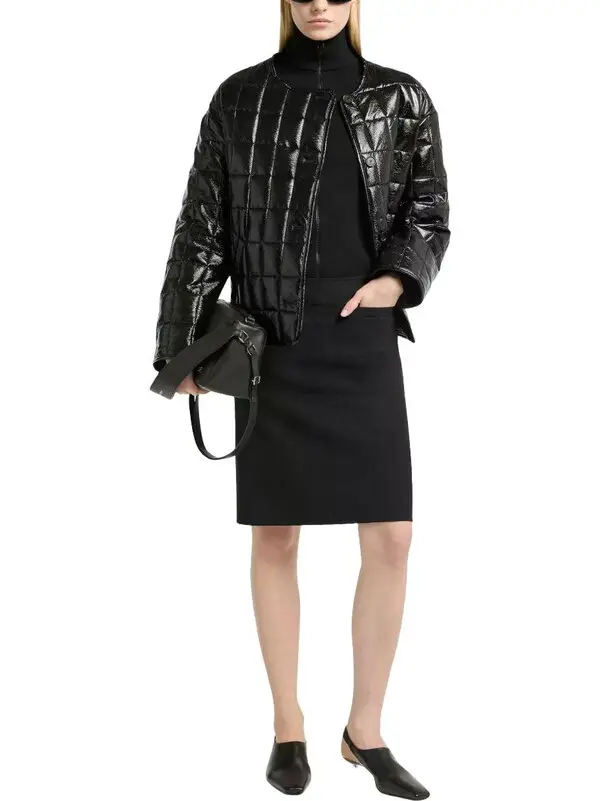 COURREGES Quilted Vinyl Jacket - Black