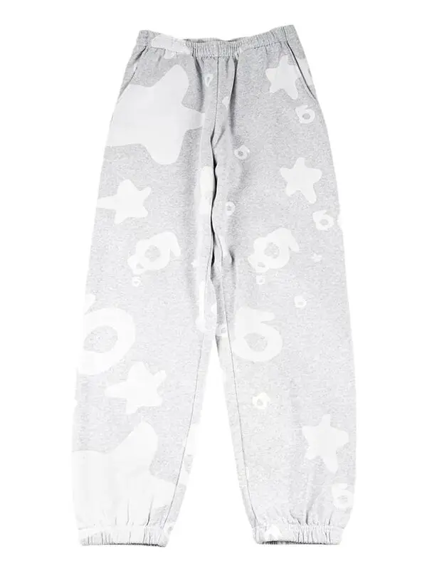 SP5DER Aop Beluga Star-print Track Pants - Grey